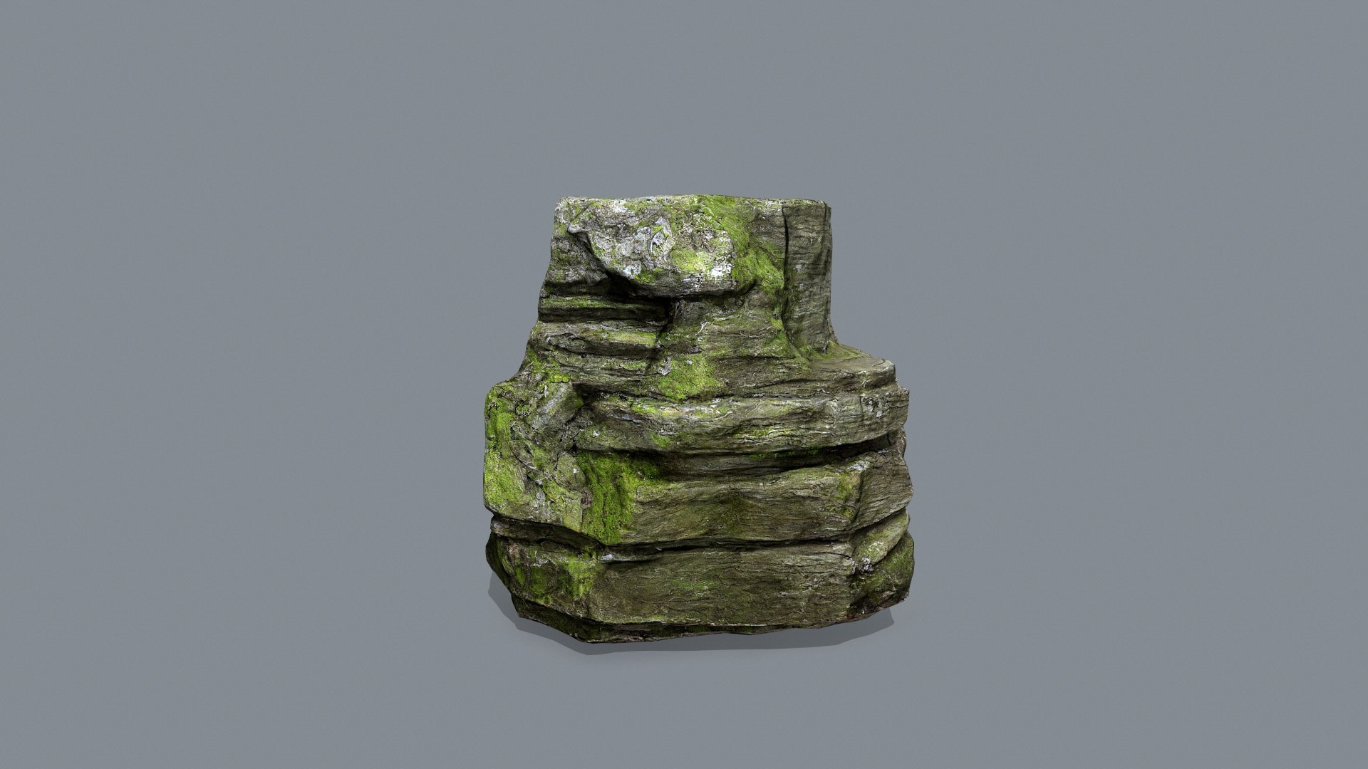 3D Mossy Rocks Model - TurboSquid 2212017