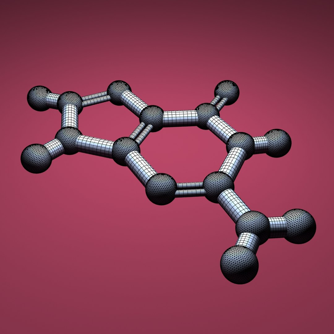 Nucleobase Guanine Dna 3d Model