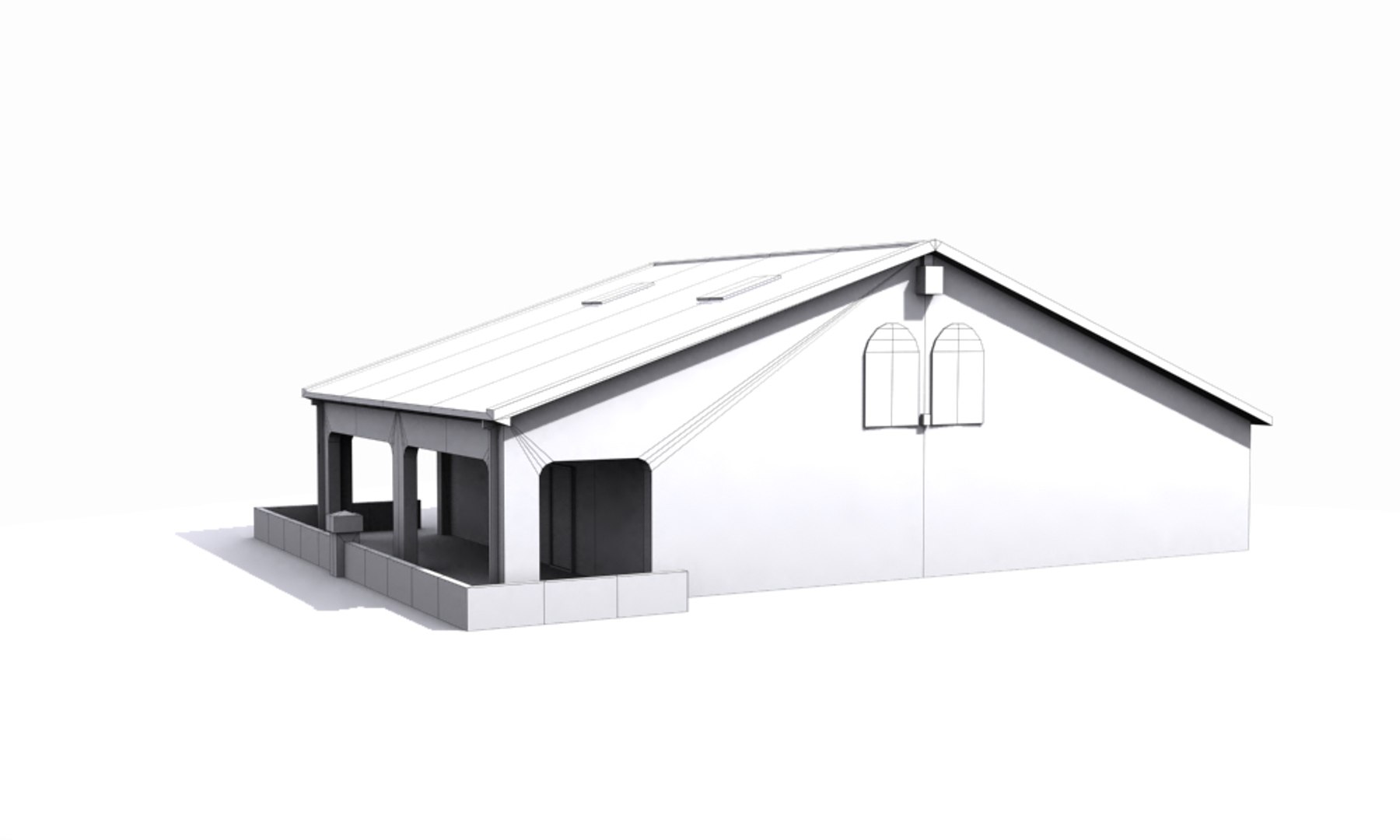 free small house 3d model