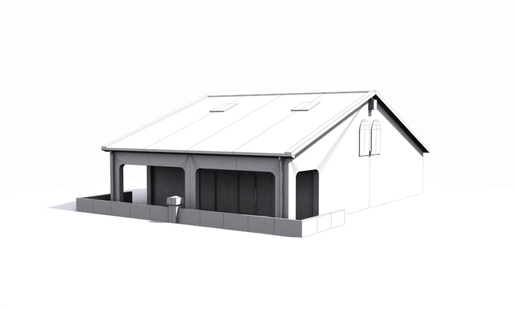 free small house 3d model
