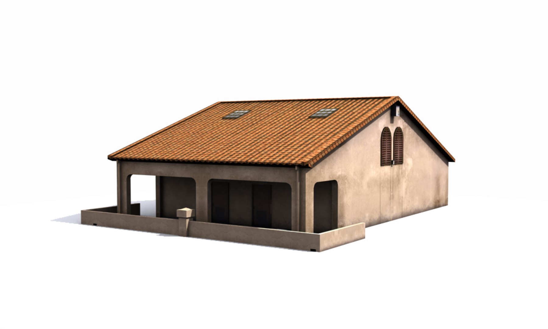 free small house 3d model