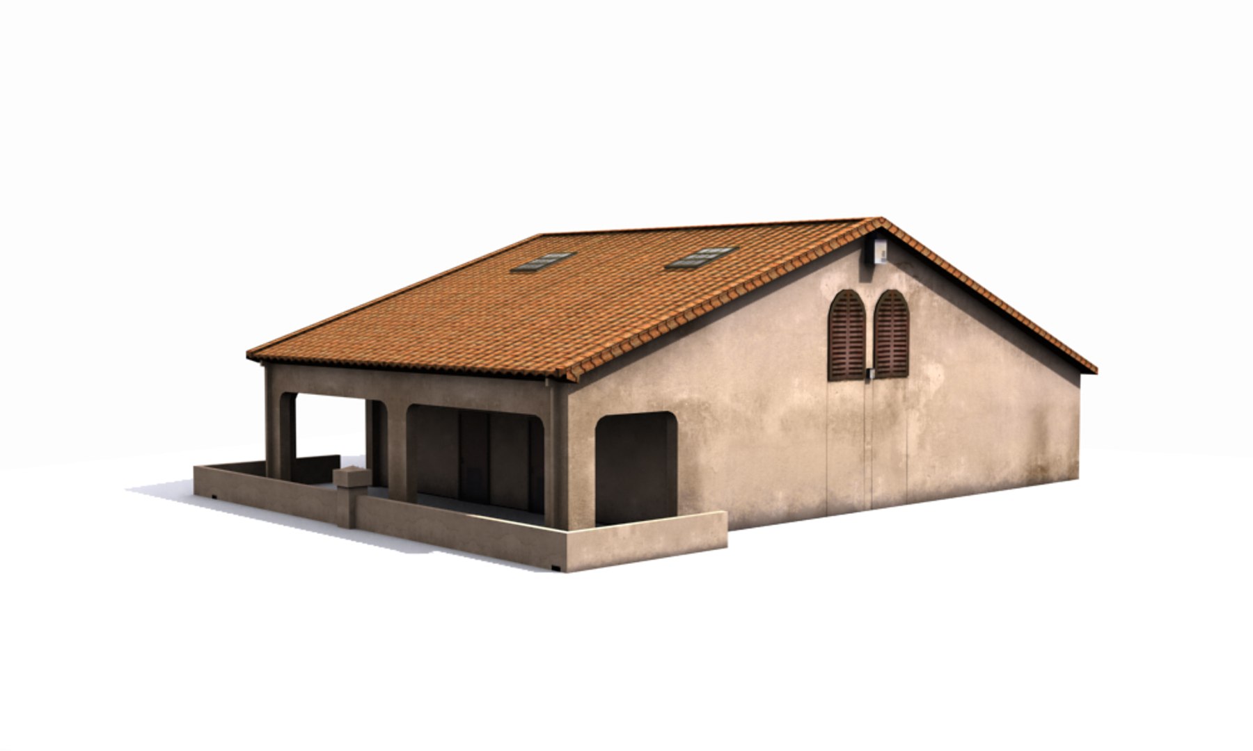 free small house 3d model