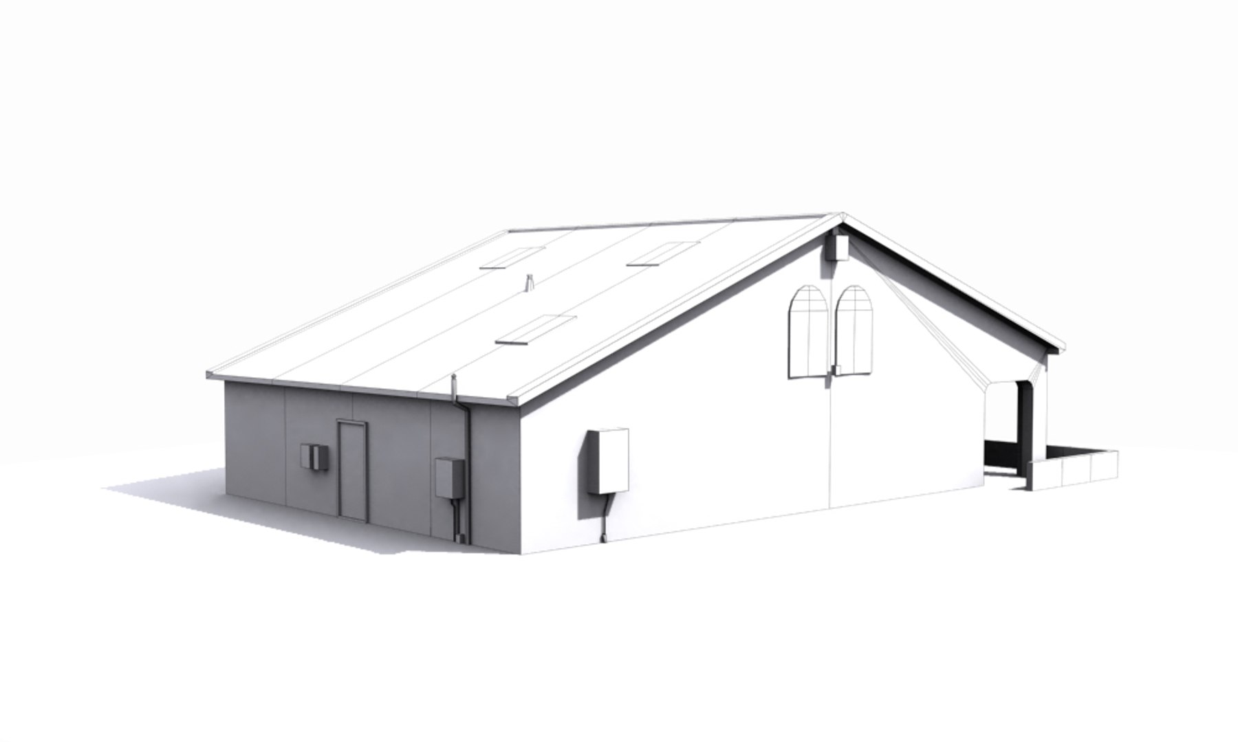 free small house 3d model