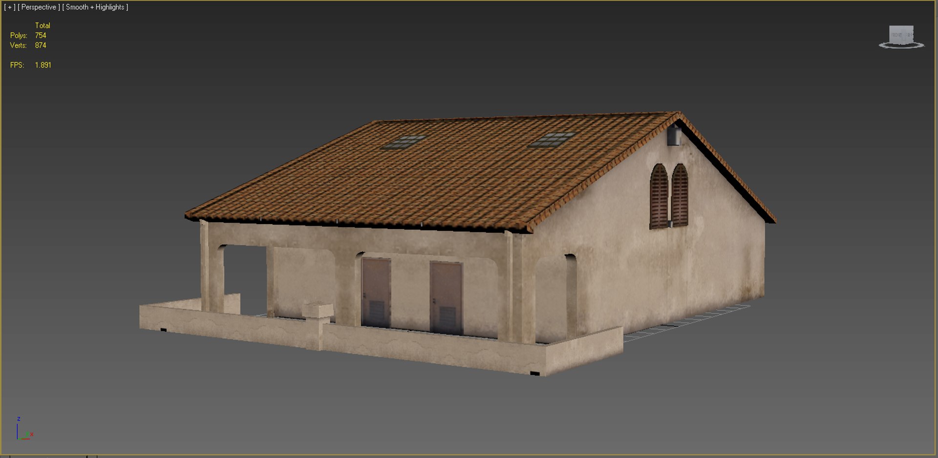 free small house 3d model