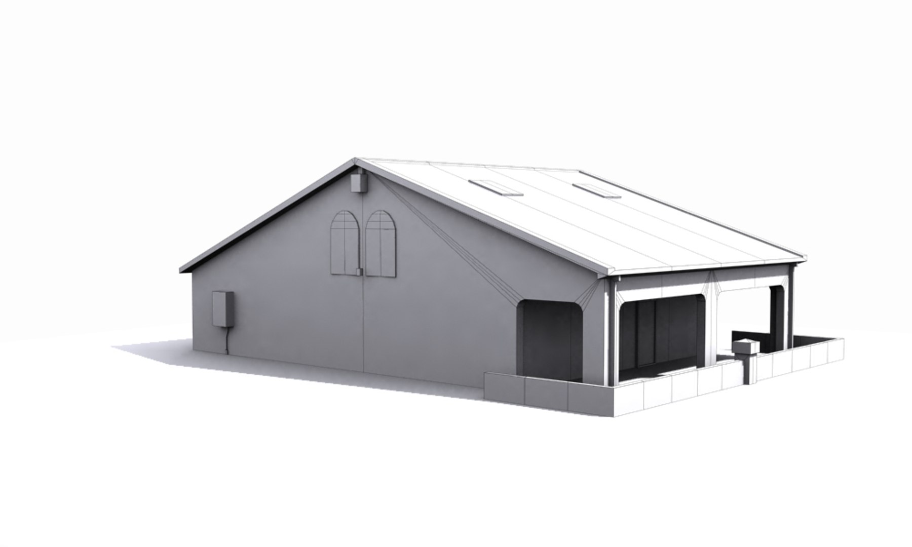free small house 3d model
