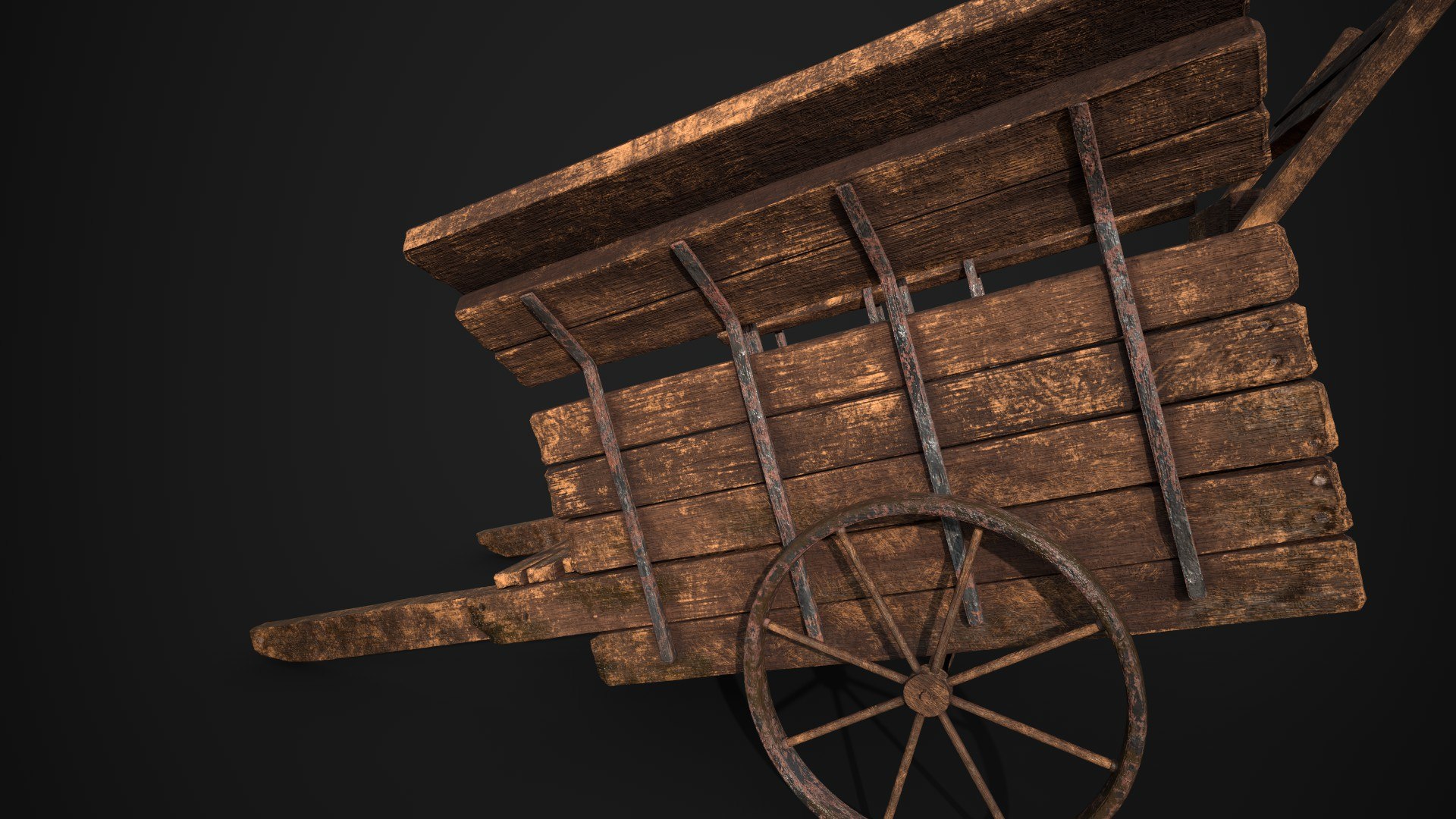 Rundown Medieval Cart 3D Model - TurboSquid 1906090