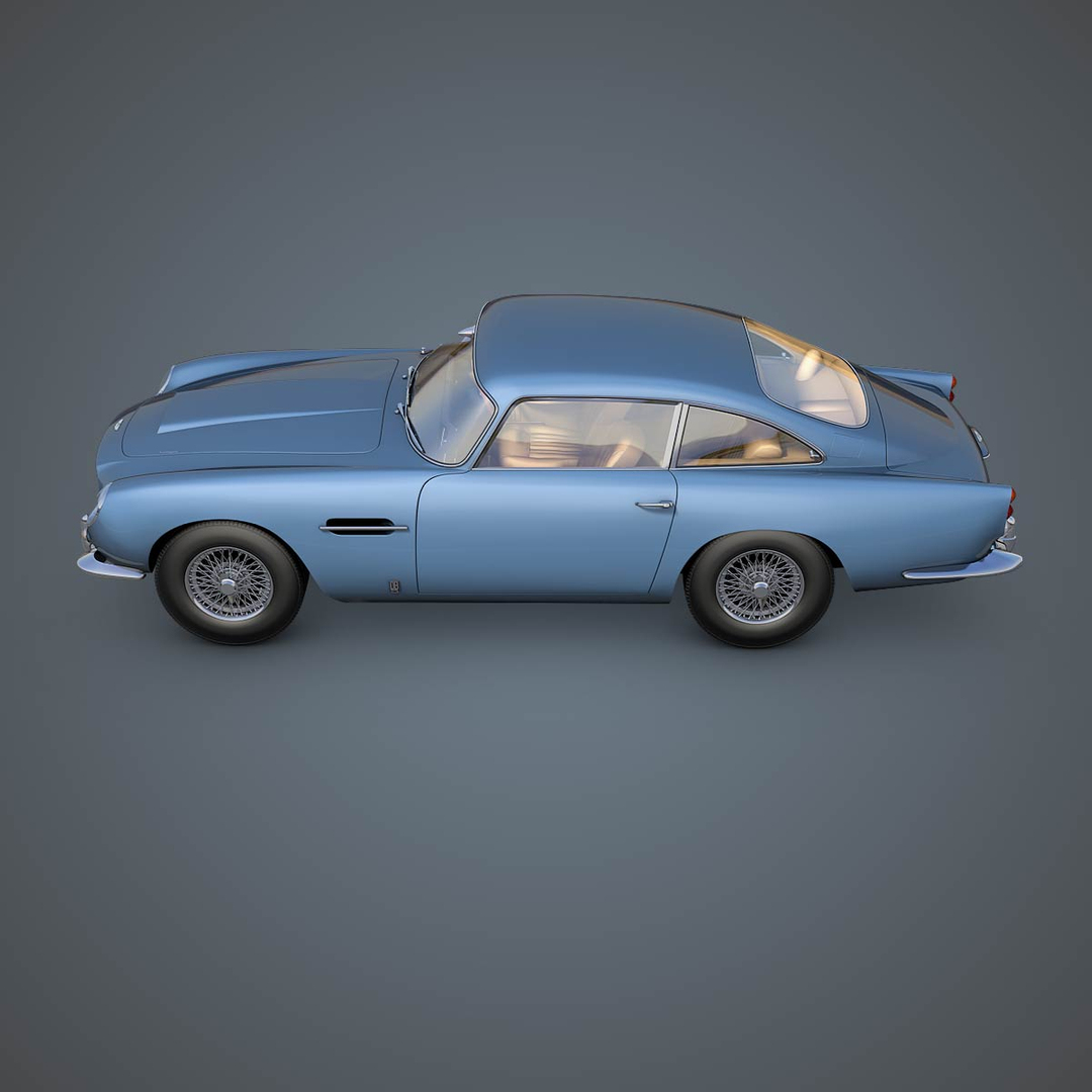 aston martine db5 3d model