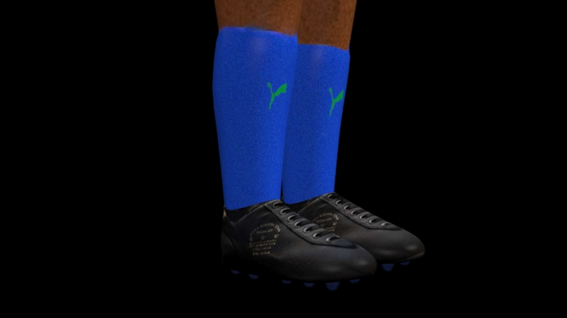 Black Football Player 3D - TurboSquid 1538178