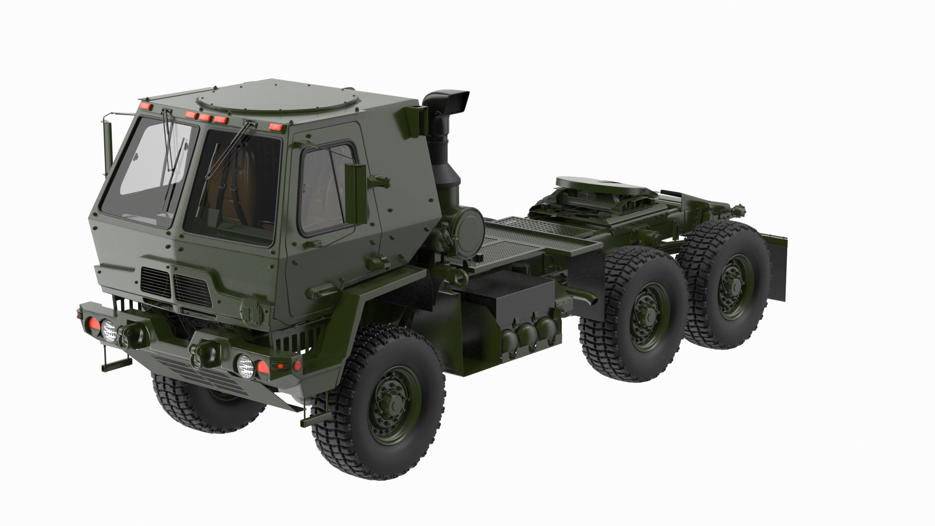 3D Military Tractor - TurboSquid 1730031