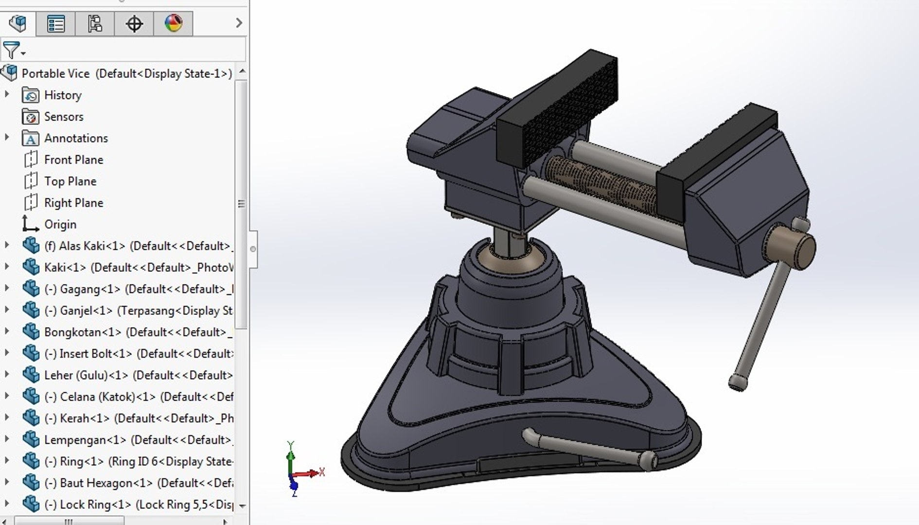 3D Portable Vice Model - TurboSquid 1361333