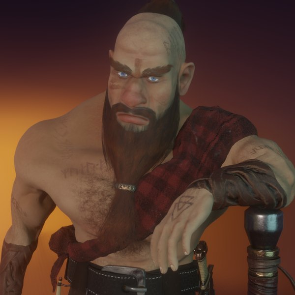 3D Dwarf Models | TurboSquid