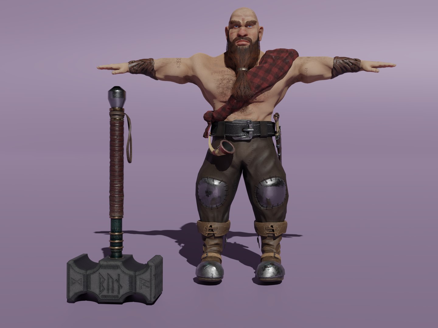 Young Dwarf 3D Model - TurboSquid 1718509