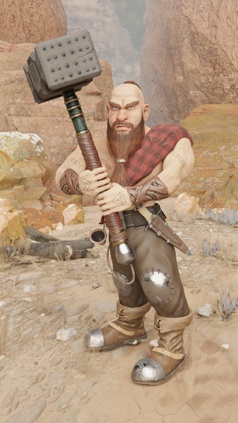 modelo 3d Enano joven - TurboSquid 1718509