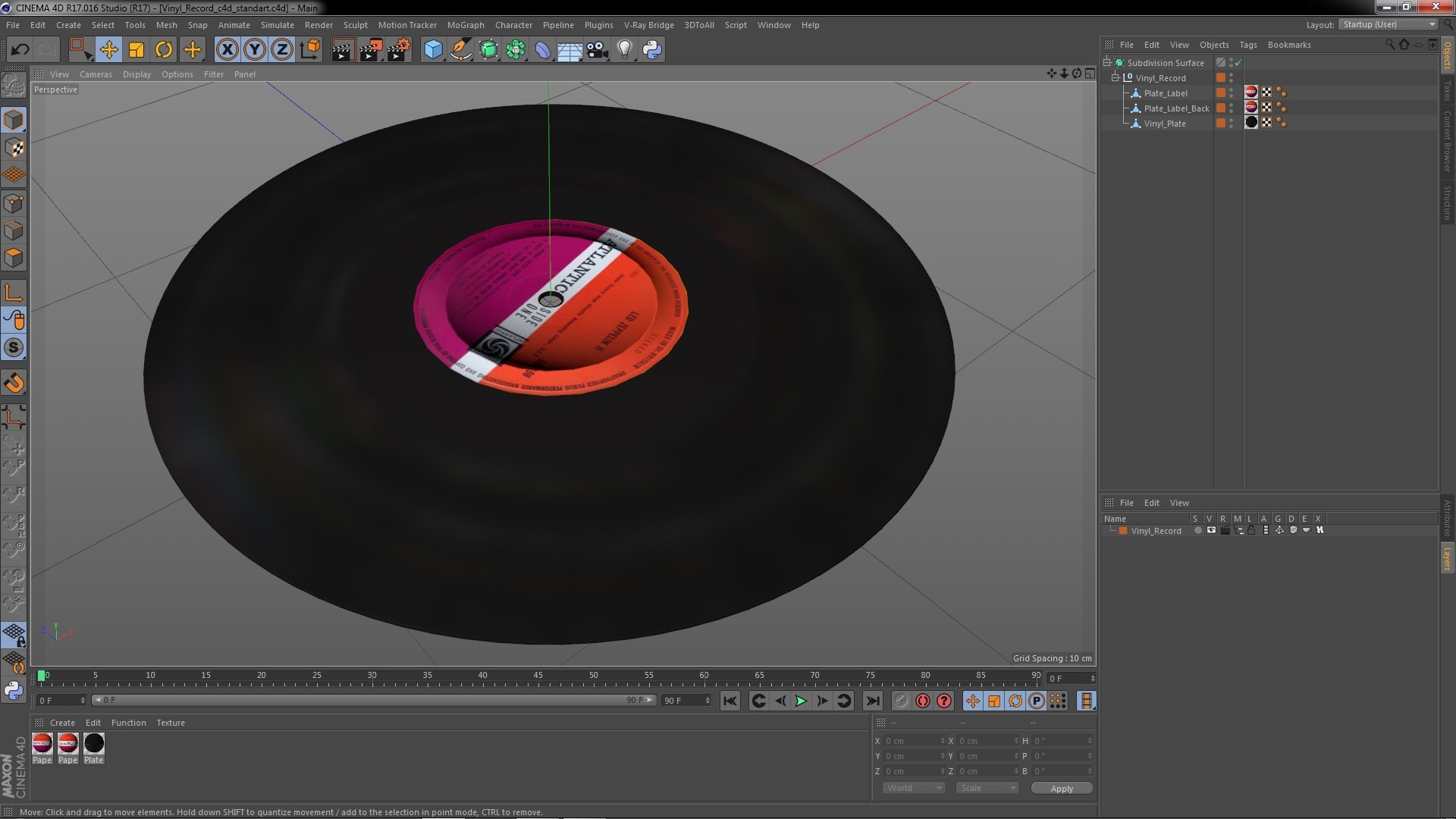 Vinyl Record Model - TurboSquid 2133305