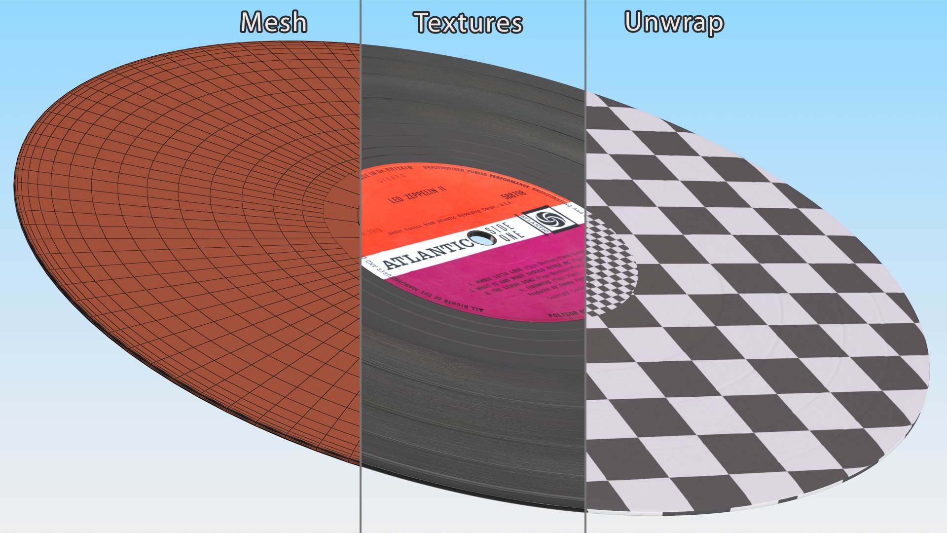 Vinyl Record Model - TurboSquid 2133305