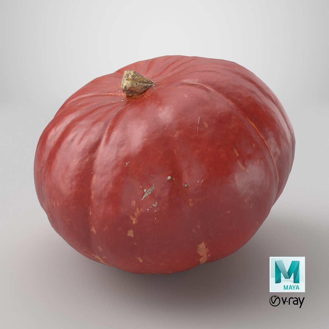 3D Red Pumpkin - TurboSquid 2309170