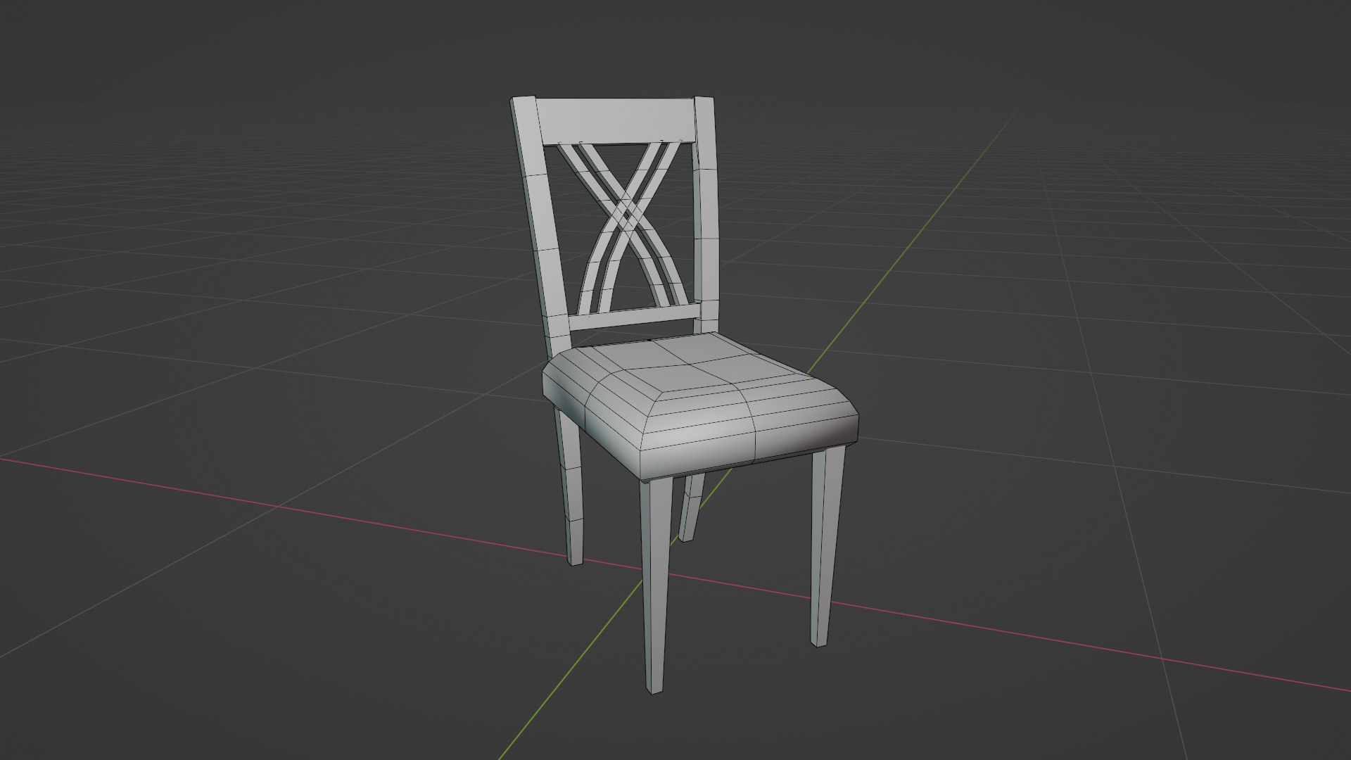 3D Wooden Chair - TurboSquid 2093019