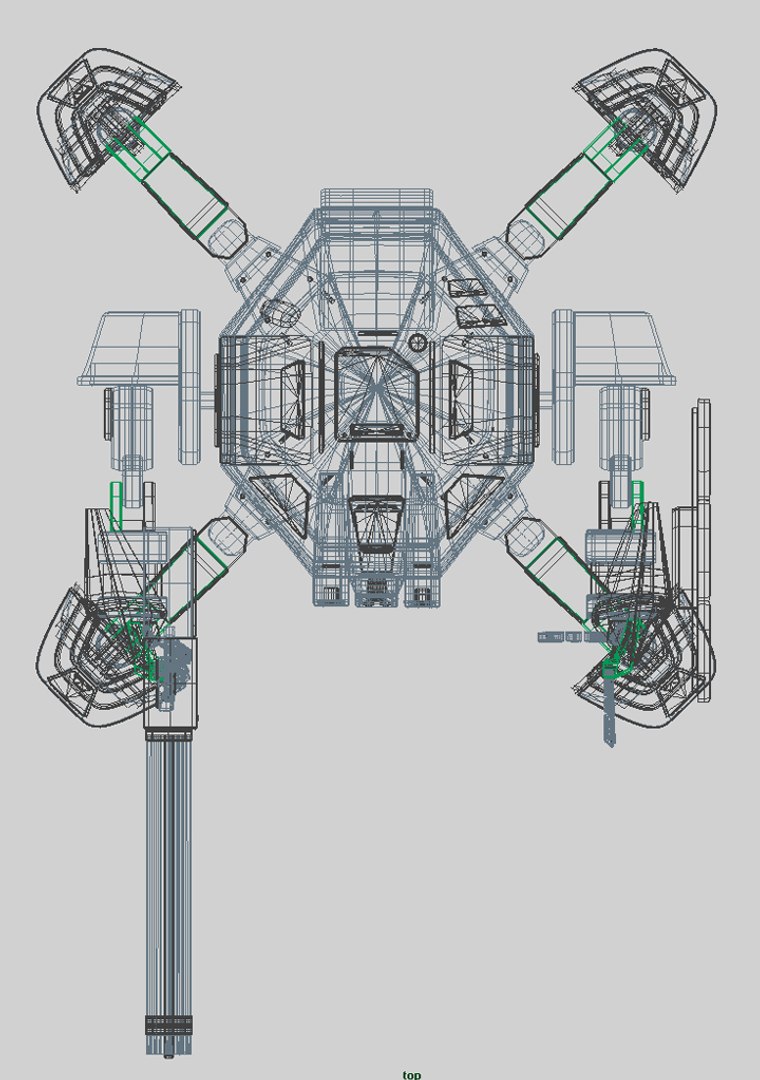 wanzer character 3d model