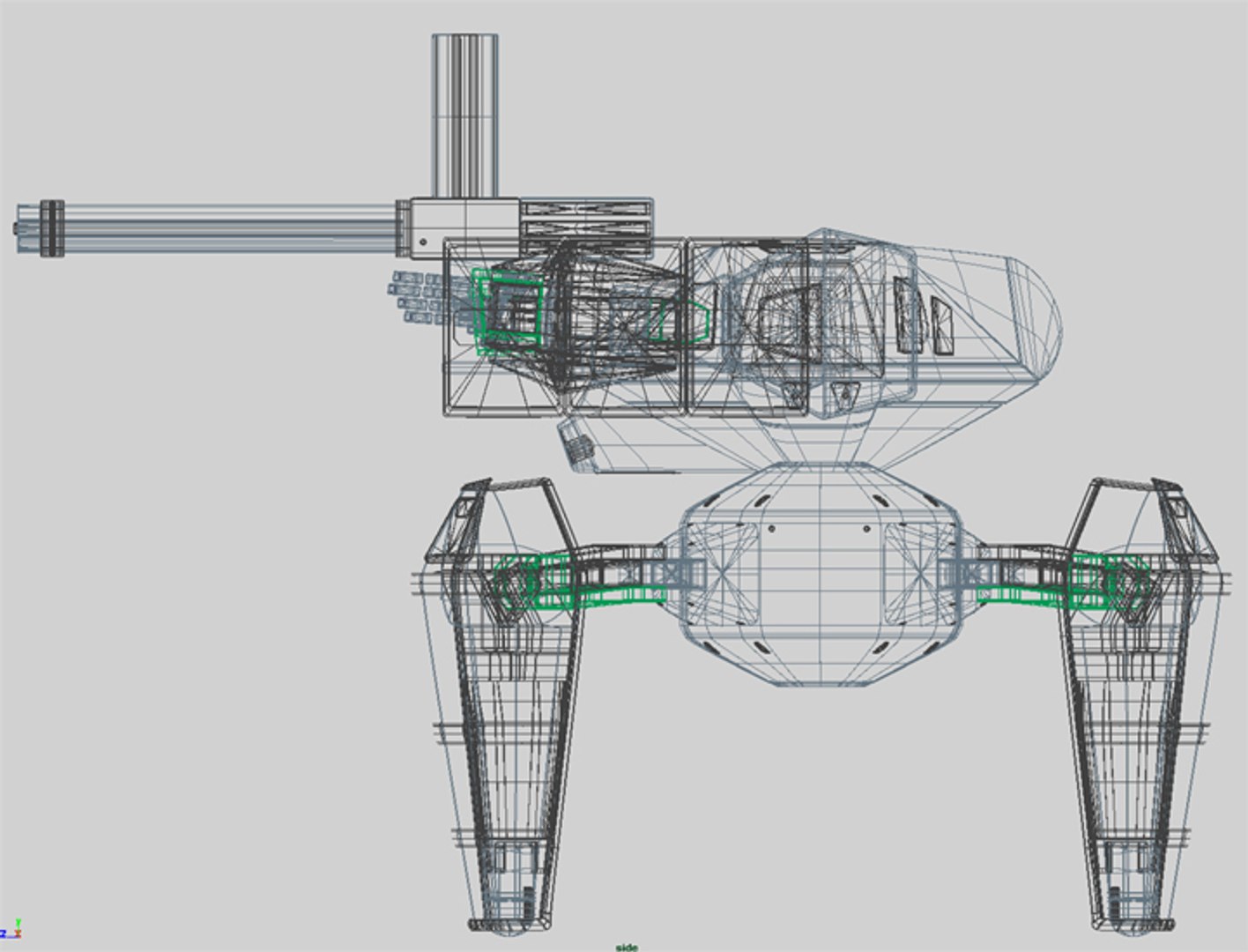 wanzer character 3d model