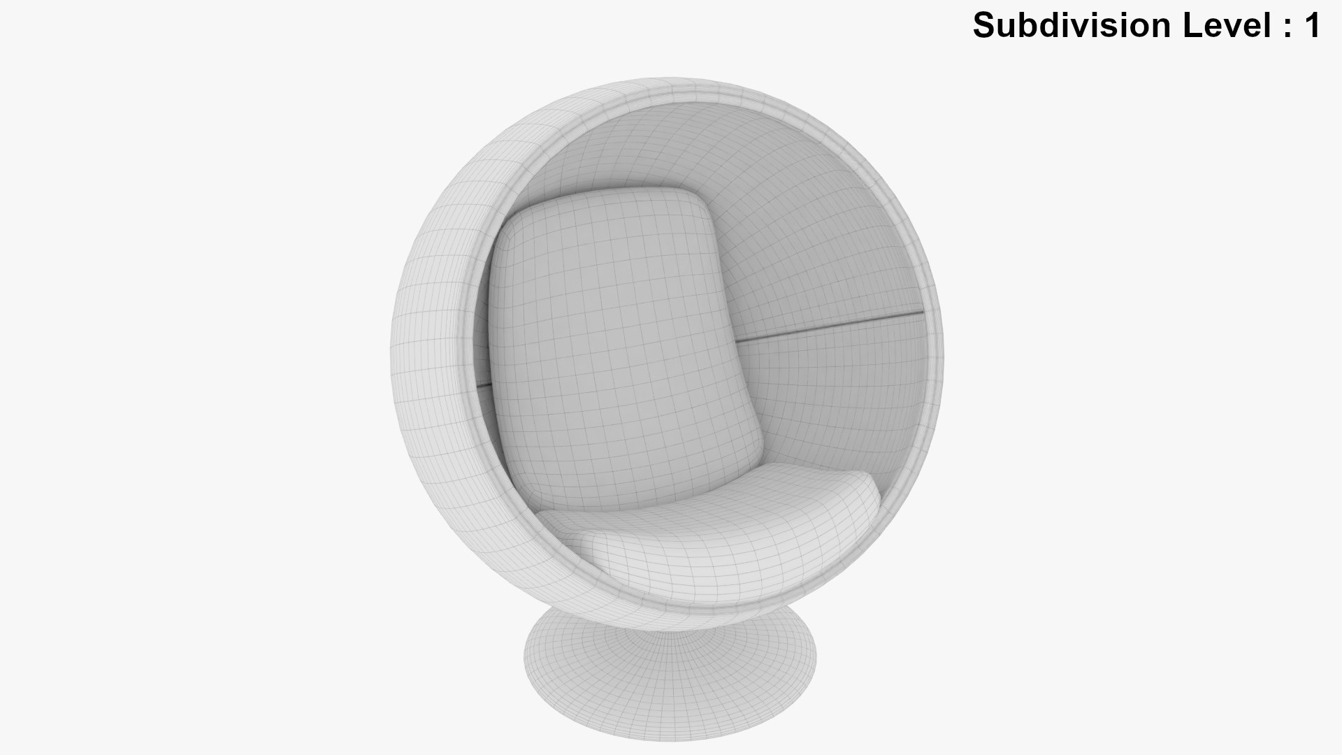 Ball Chair 3D Model - TurboSquid 1731620