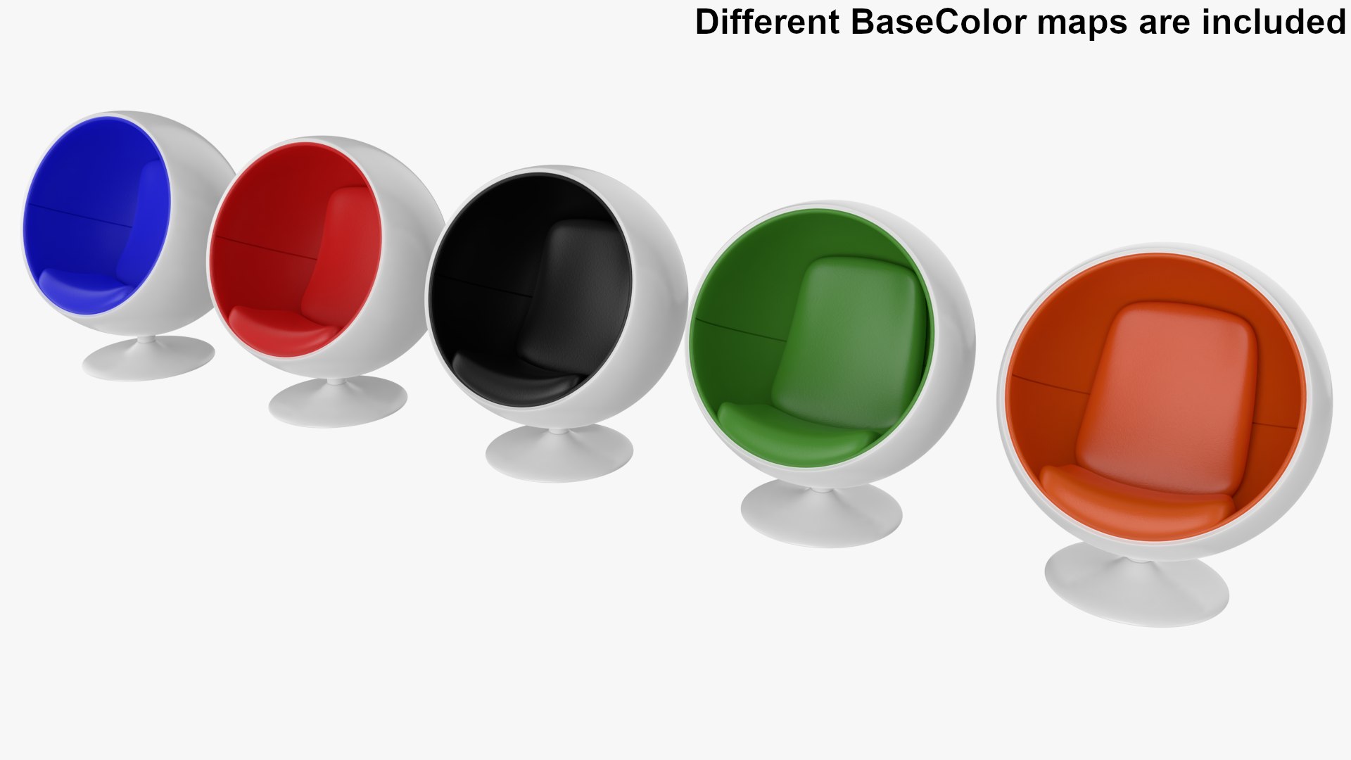 Ball Chair 3D Model - TurboSquid 1731620