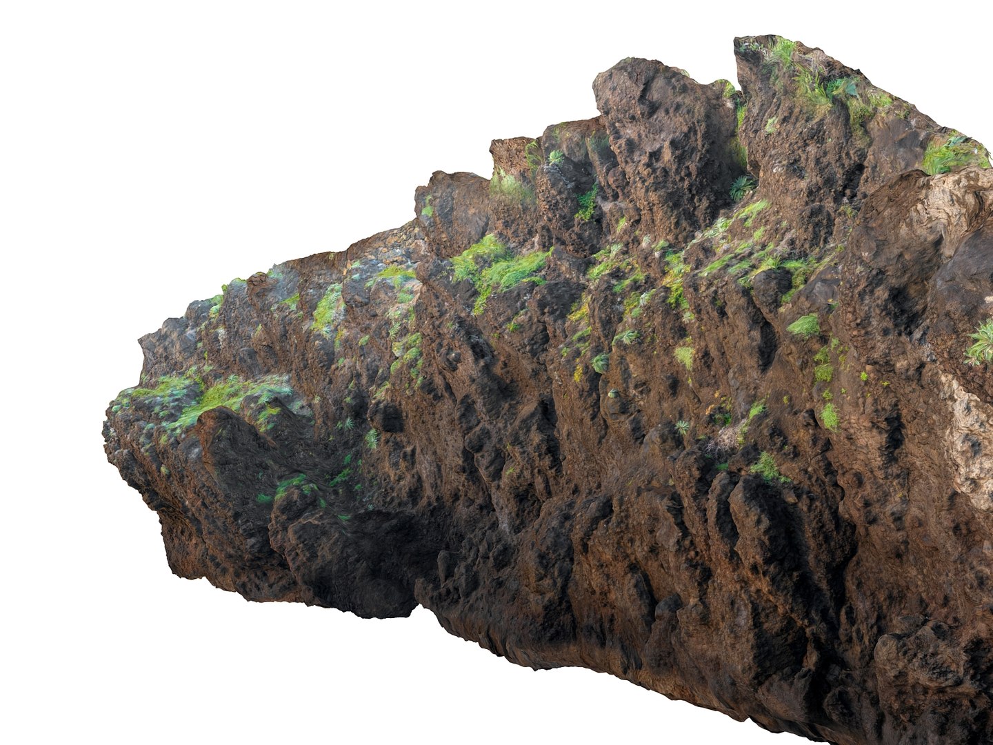 3d Lava Cliffs 16k