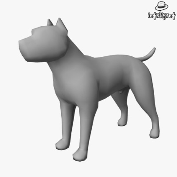 Free 3D Pitbull-Dog Models | TurboSquid
