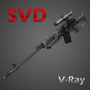 modelo 3d Rifle de asalto Krasa Sa 81 - TurboSquid 1043722