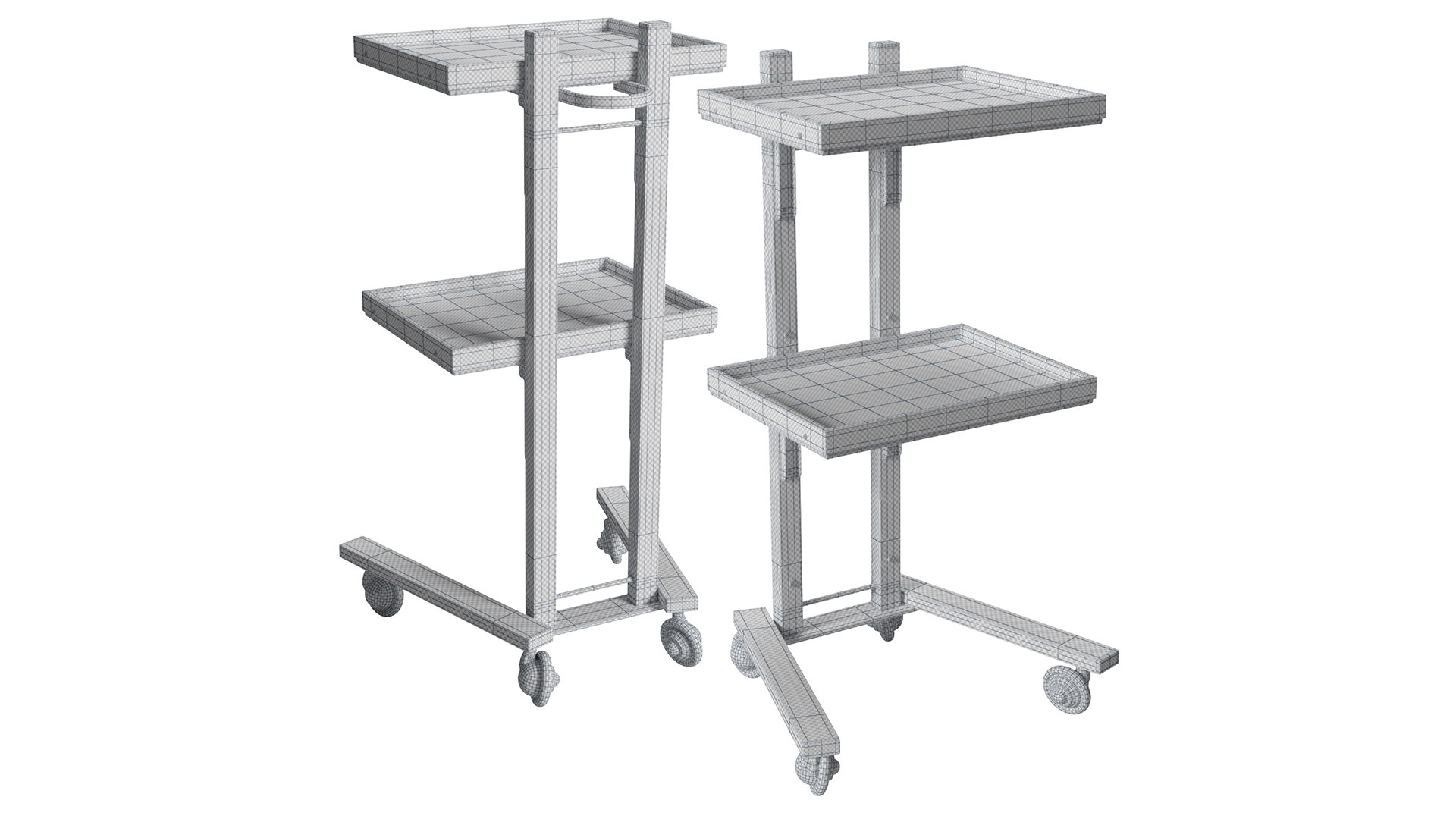 Minerva Beauty Kato Mobile Service Tray Model - TurboSquid 2197392