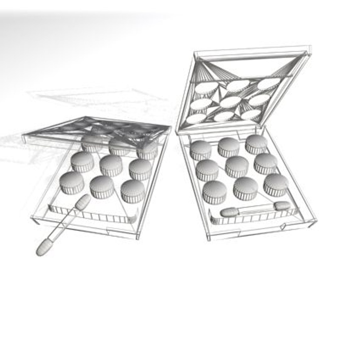 3d model eyeshadow eye