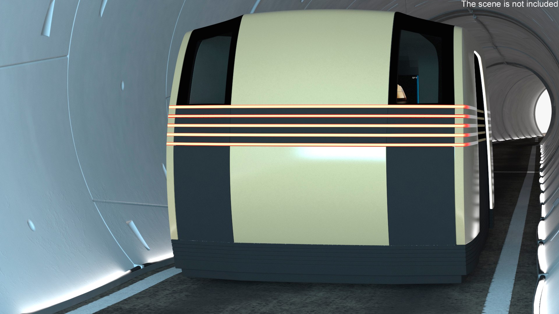 3D Tesla-Powered Underground Transit And Tesla Robovan - TurboSquid 2399650