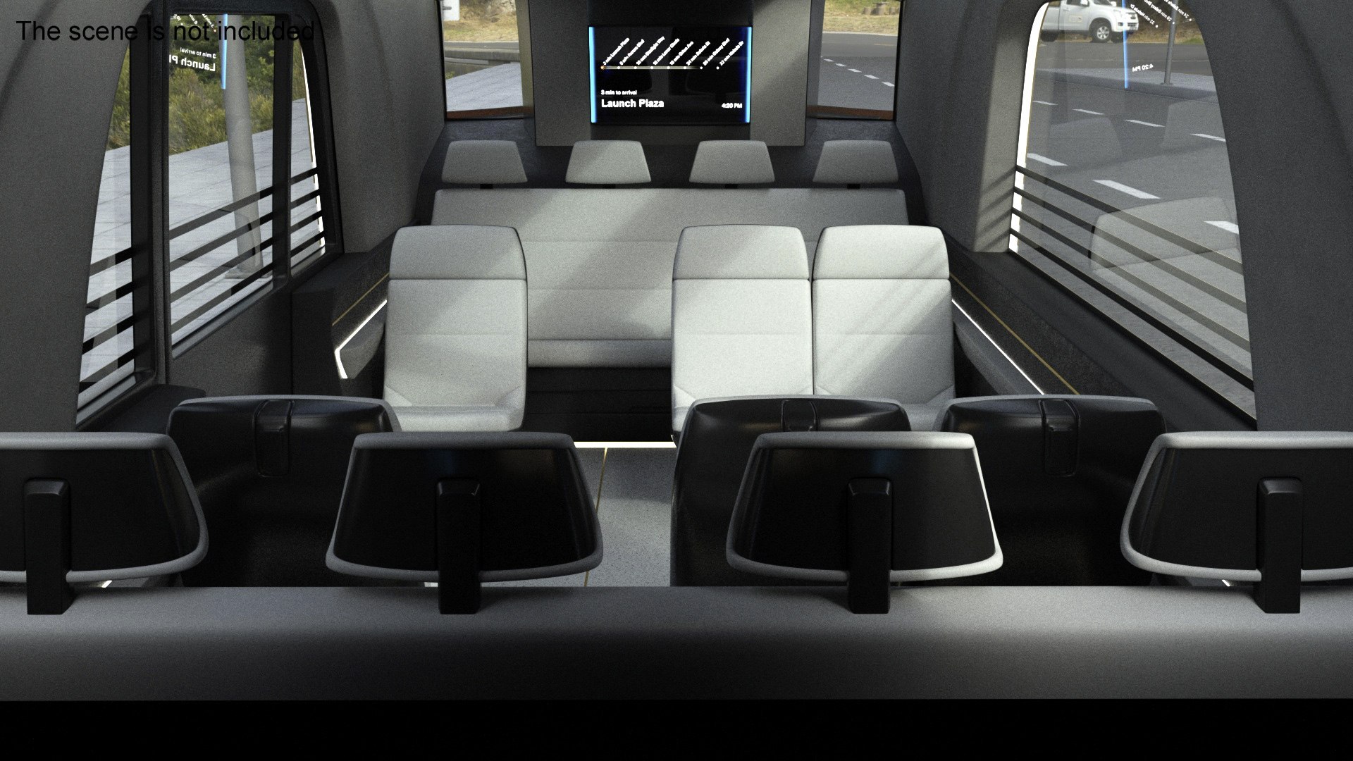 3D Tesla-Powered Underground Transit And Tesla Robovan - TurboSquid 2399650