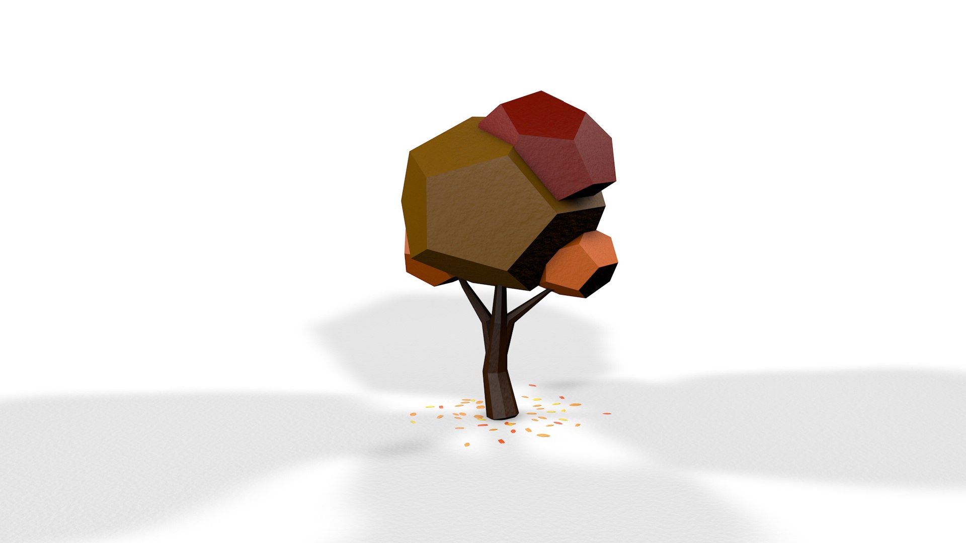 3d vegetation environment trees model