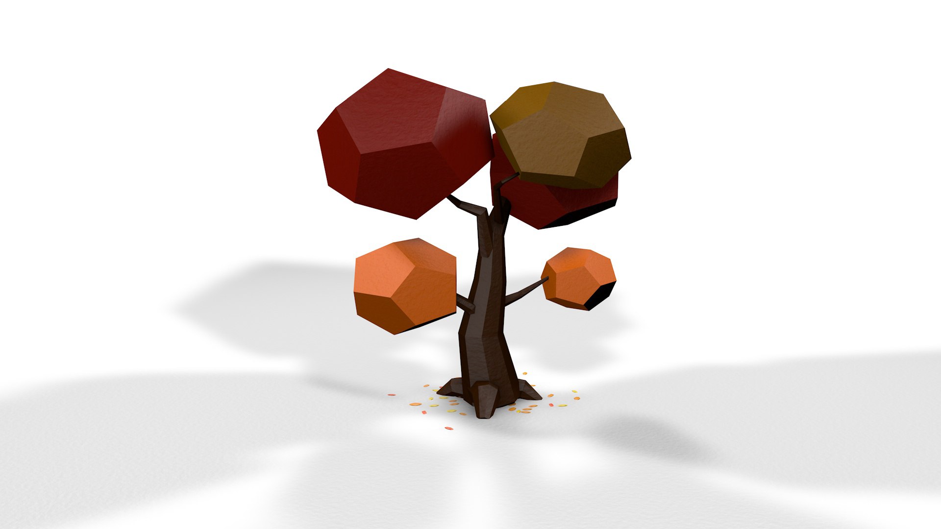 3d vegetation environment trees model