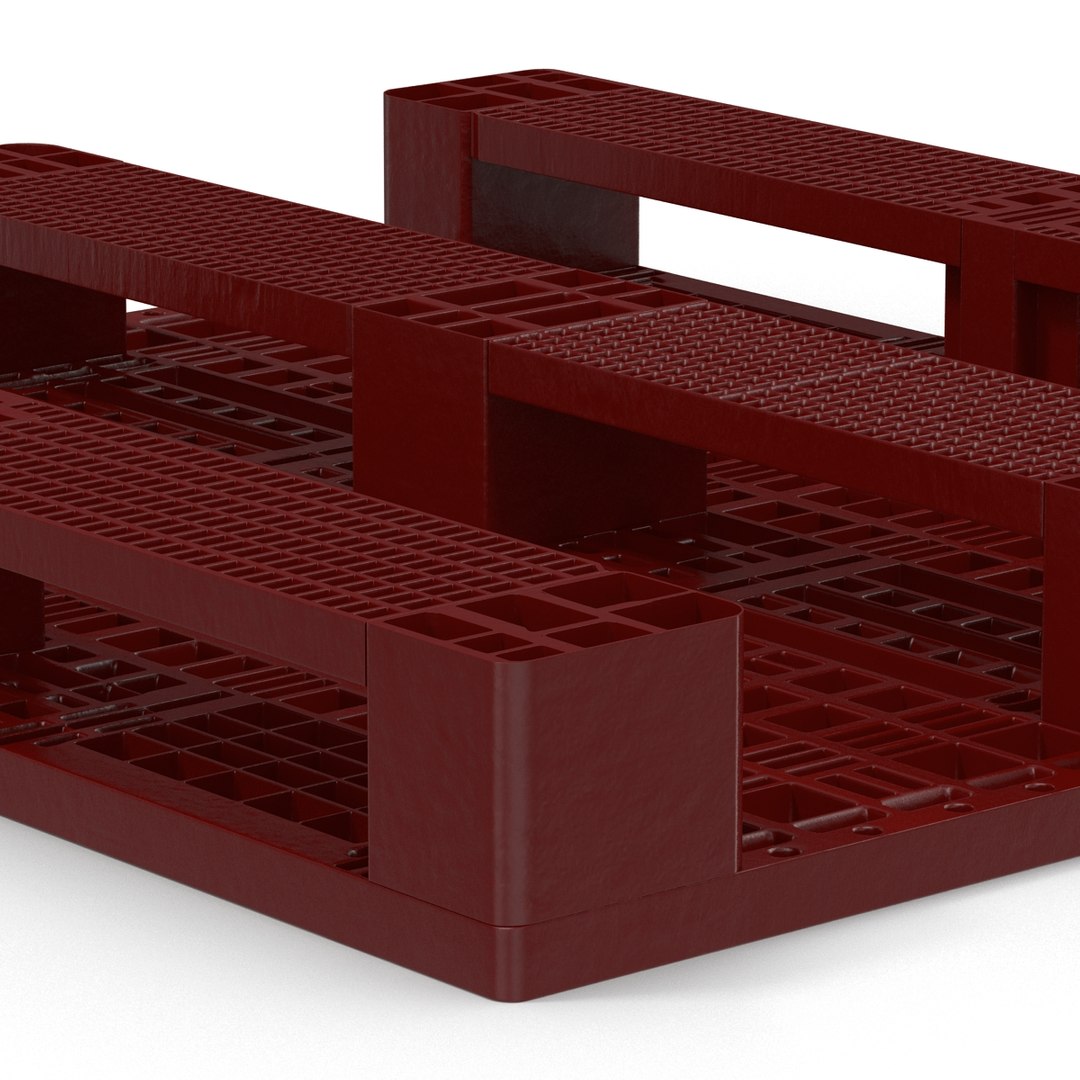 max plastic pallet red