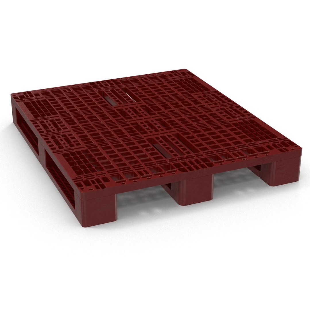 max plastic pallet red