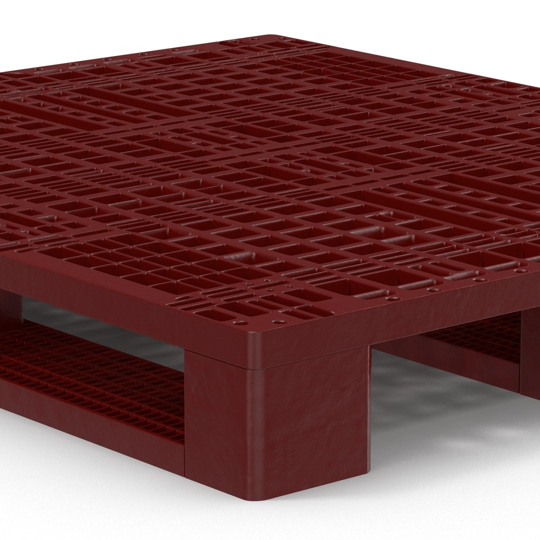 max plastic pallet red