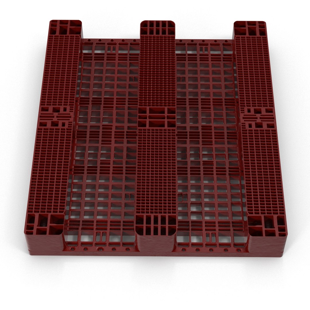 max plastic pallet red