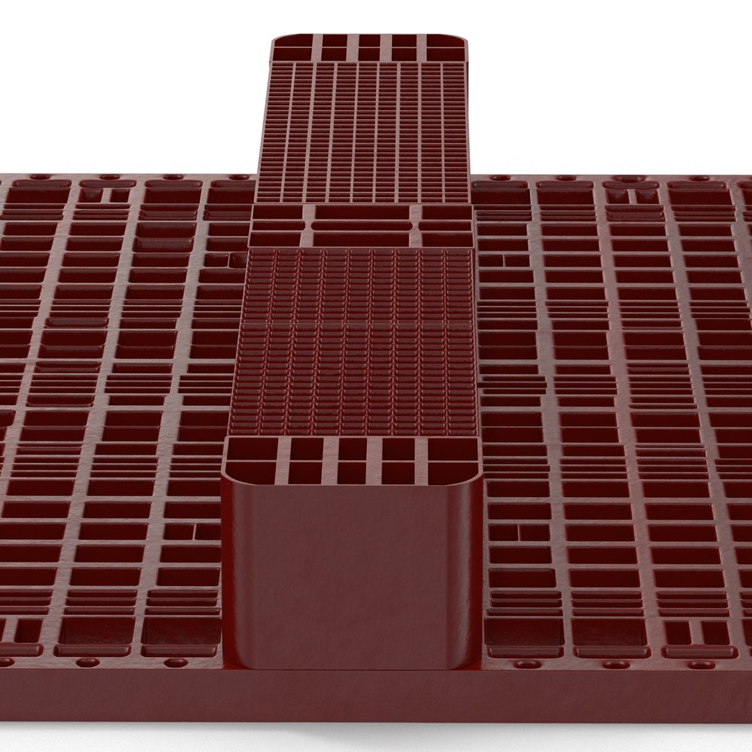 max plastic pallet red
