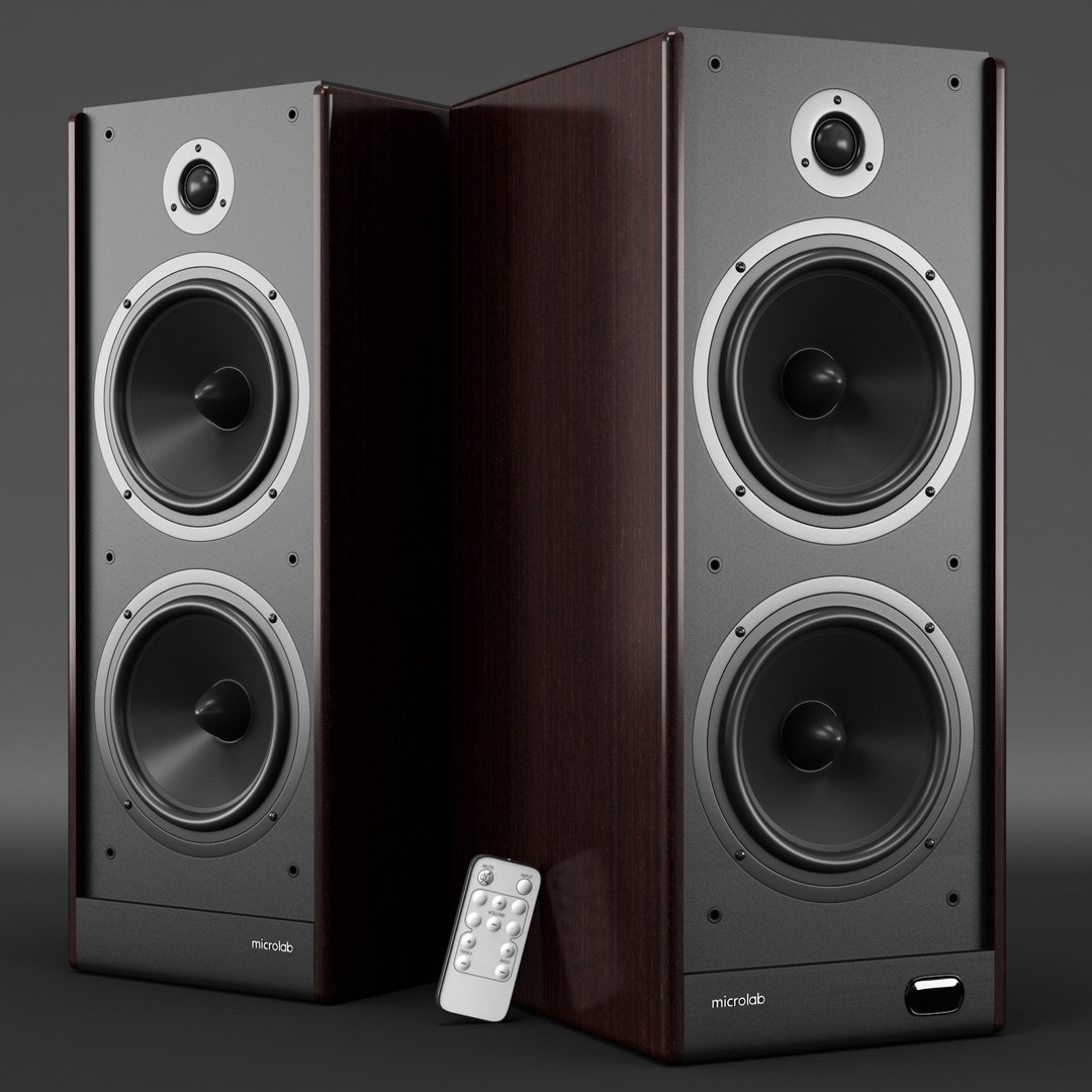 microlab solo series speakers 3d 3ds