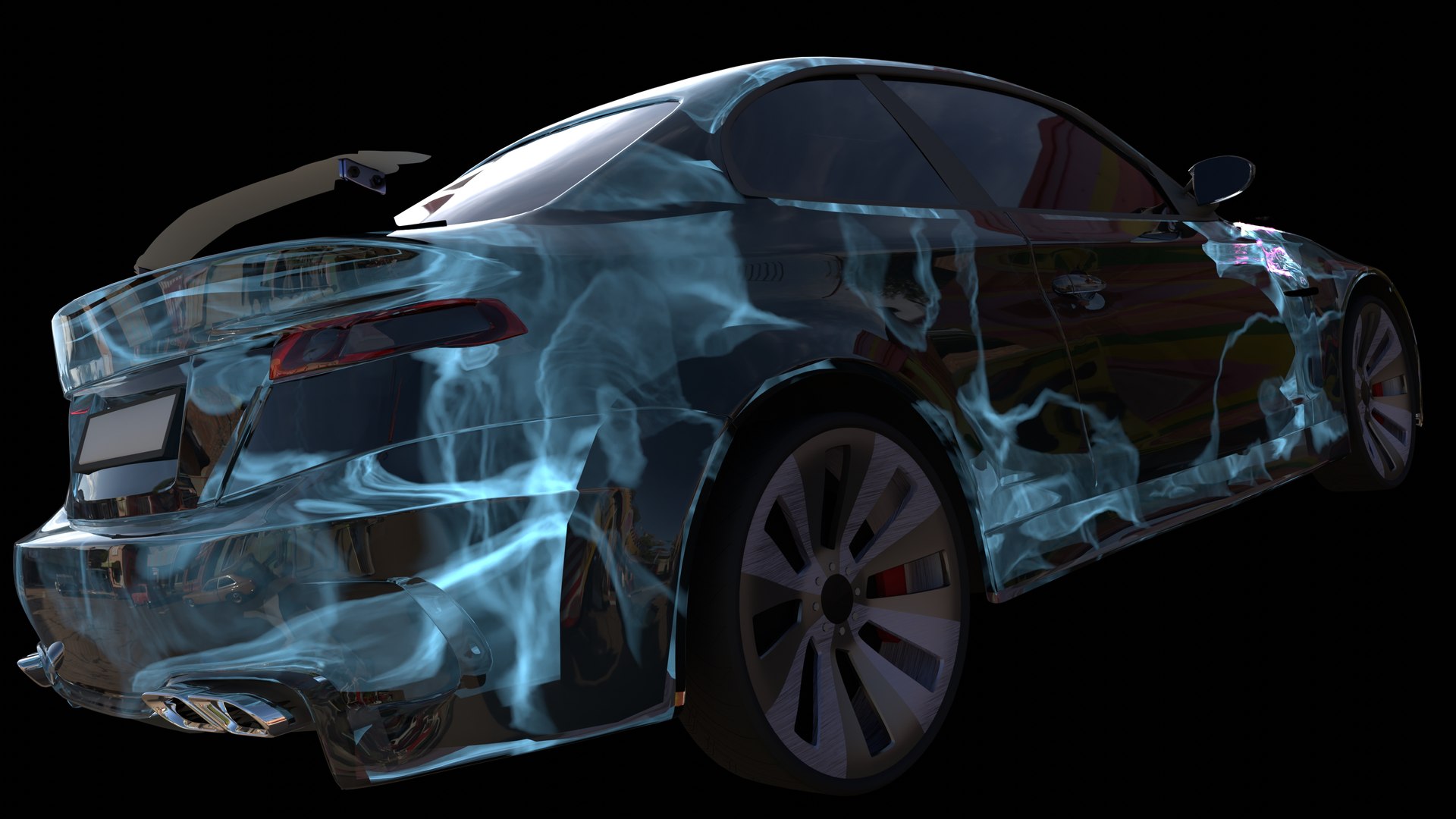 3D Airbrushed Sports Car - TurboSquid 1946170
