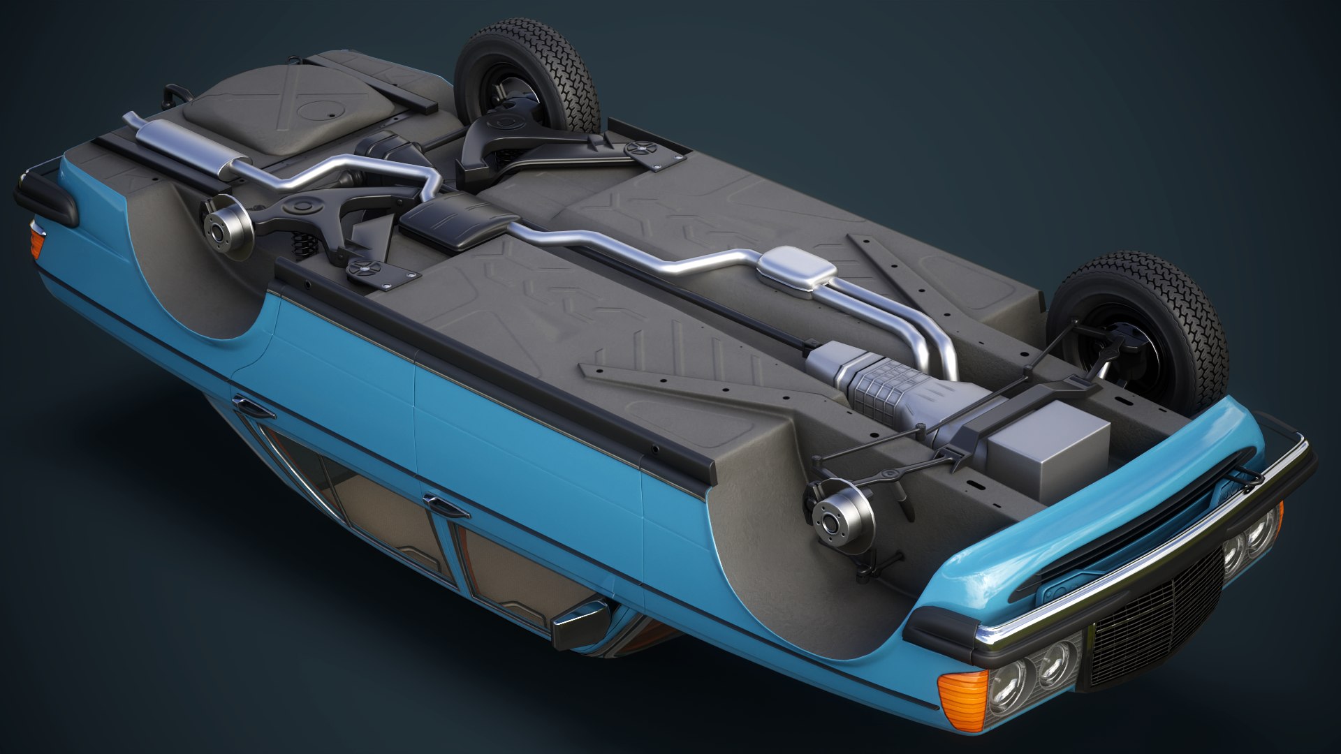 Old Classic Car Sedan Set With Interior In 9 Color Variants Az9 Model ...