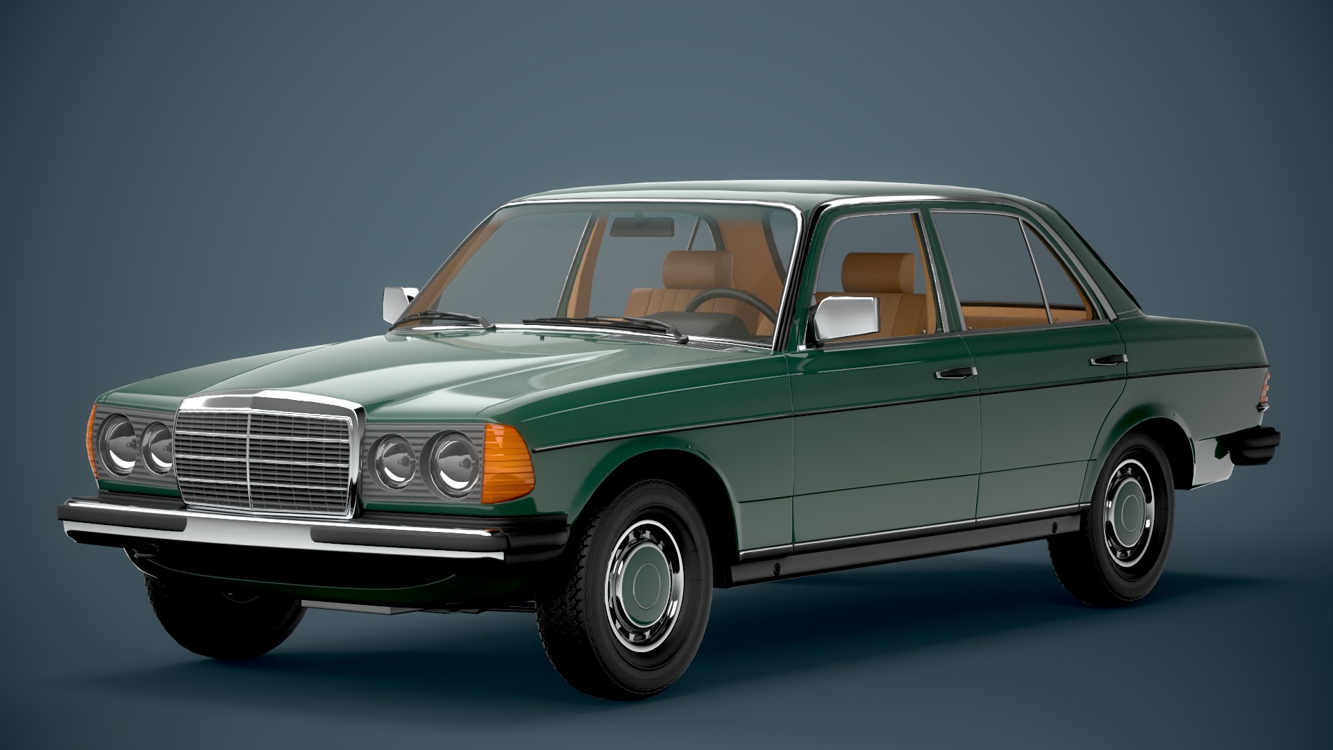 Old Classic Car Sedan Set With Interior In 9 Color Variants Az9 Model ...