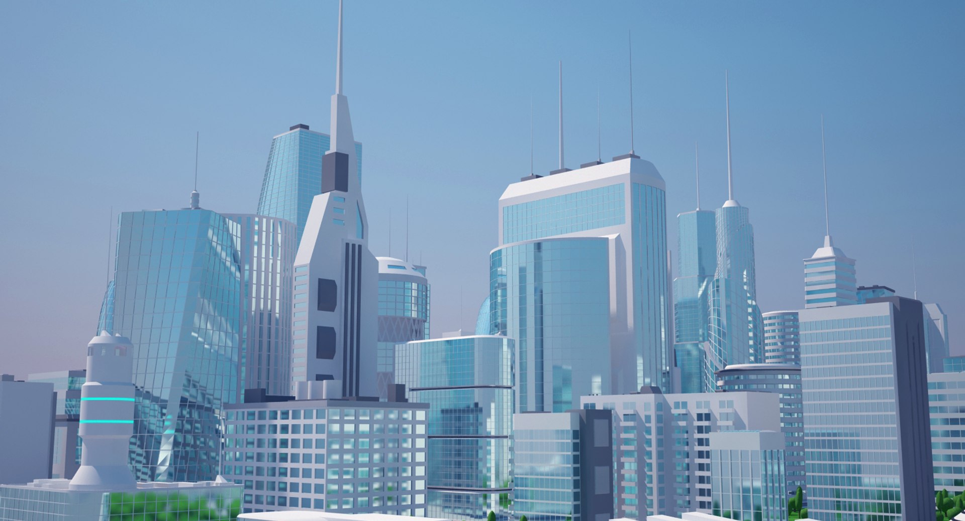 Futuristic Mega City Max