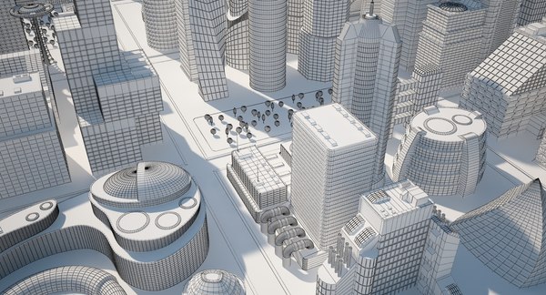 futuristic mega city max