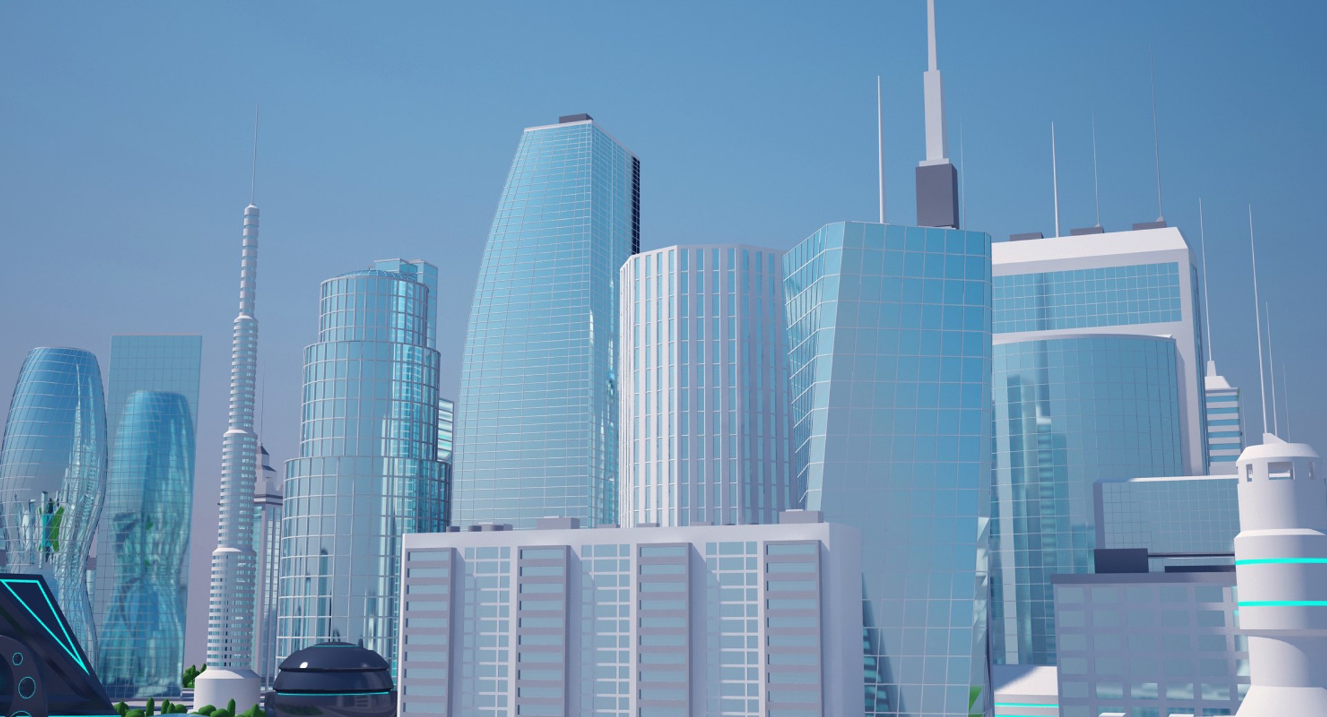 Futuristic Mega City Max