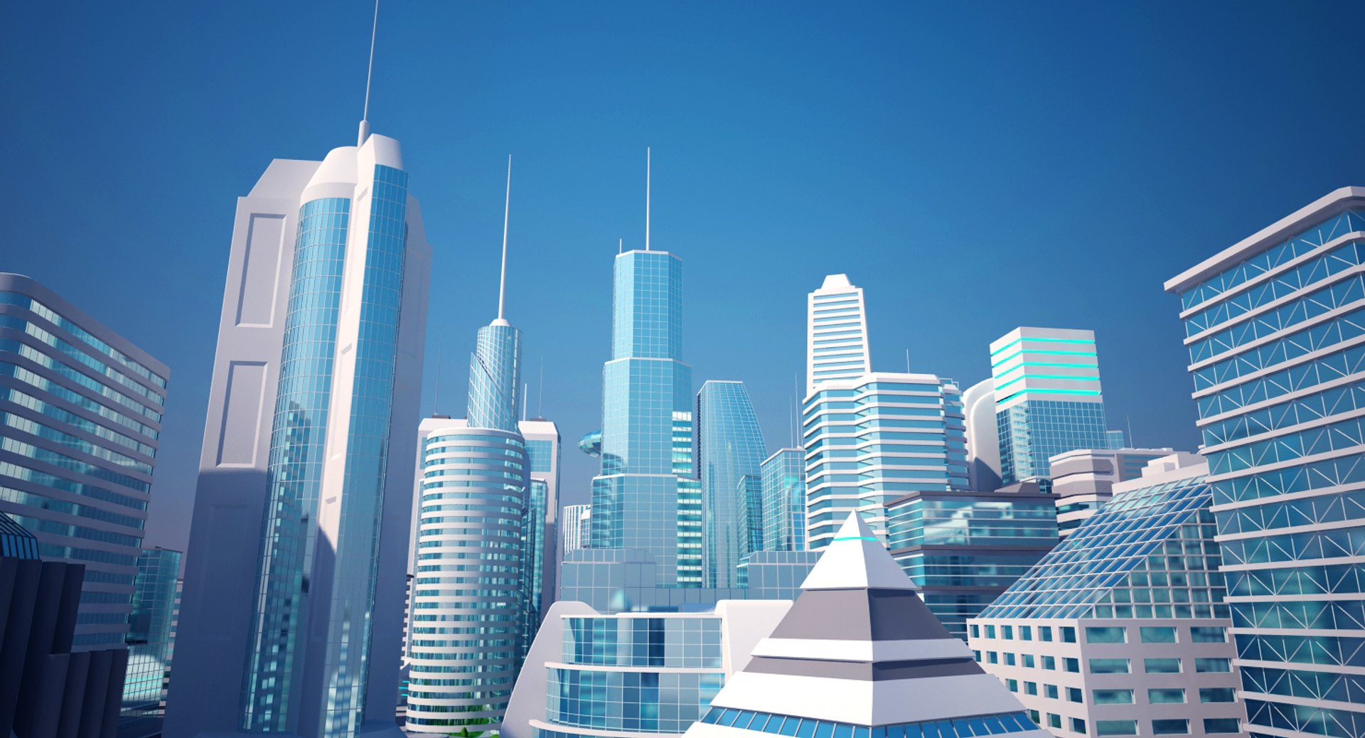 Futuristic Mega City Max