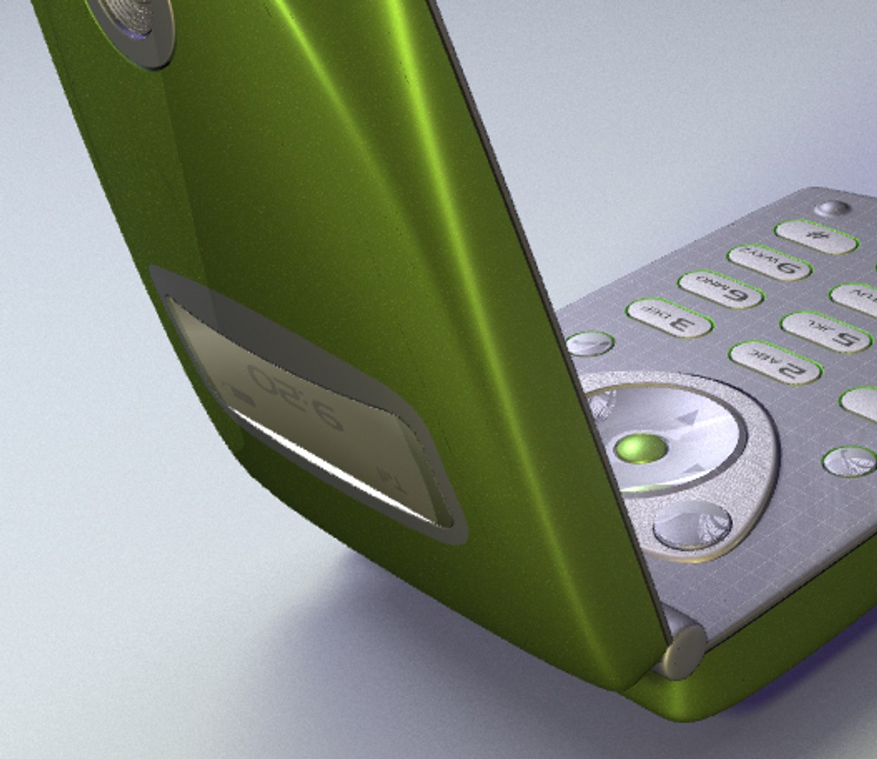 camera cell phone flip 3d model
