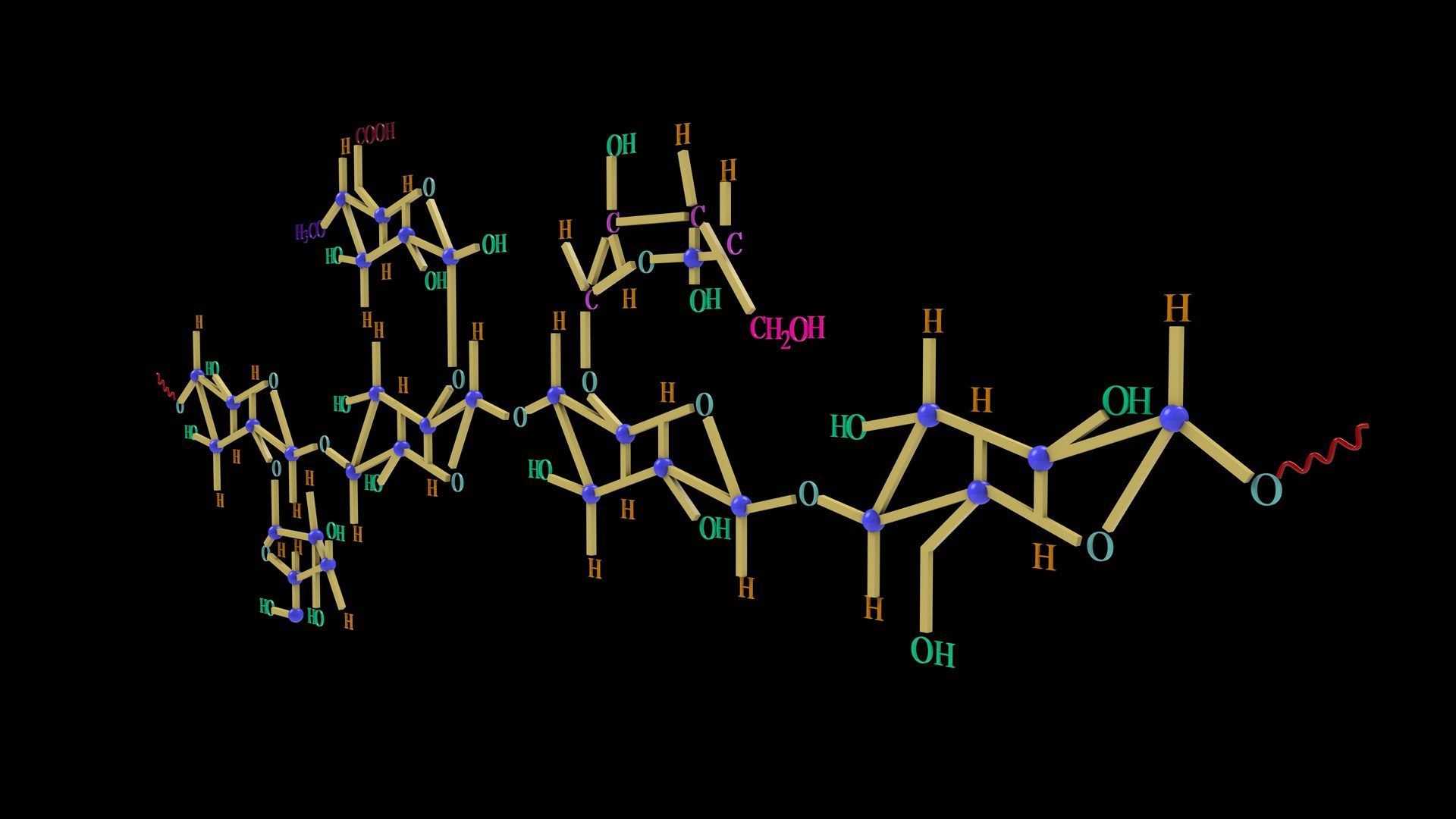 3D Hemicellulose - TurboSquid 2199154