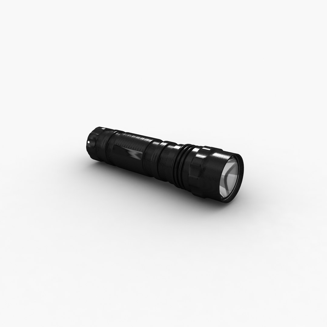 3d Flashlight Model